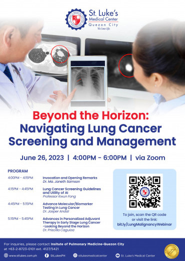 Beyond the Horizon: Navigating Lung Cancer Screening and Beyond the Horizon: Navigating Lung Cancer Screening and